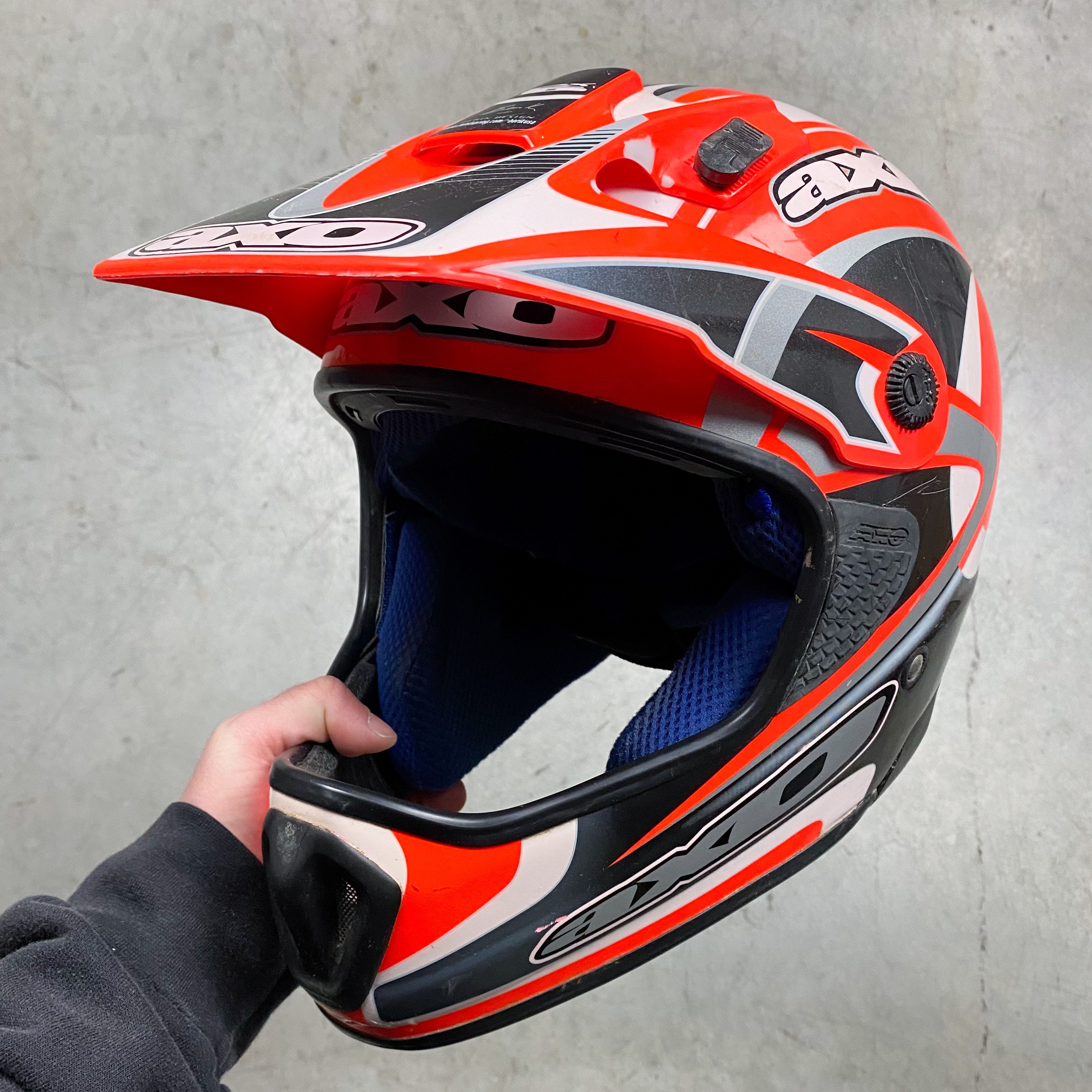 supreme Vintage 1998 AXO Sport RX5 Motocross Helmet Medium - fox ...
