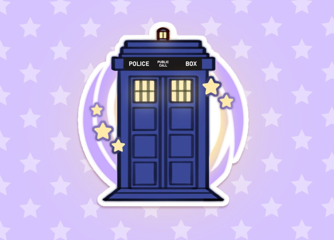 Tardis Sticker - Etsy