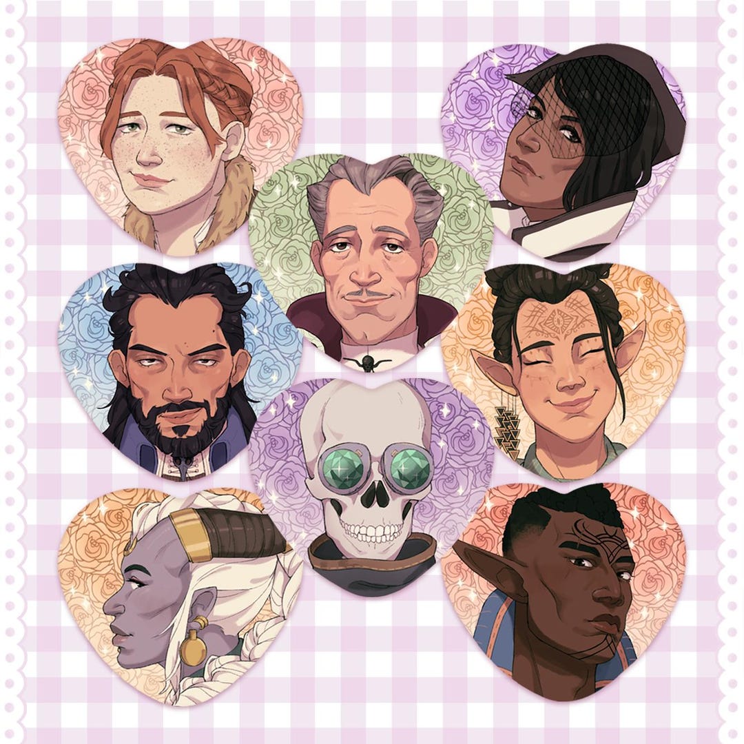 DAV Heart Buttons/stickers - Etsy