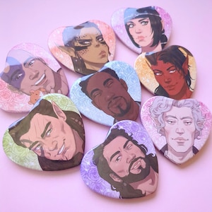 BG3 Heart Buttons - Etsy