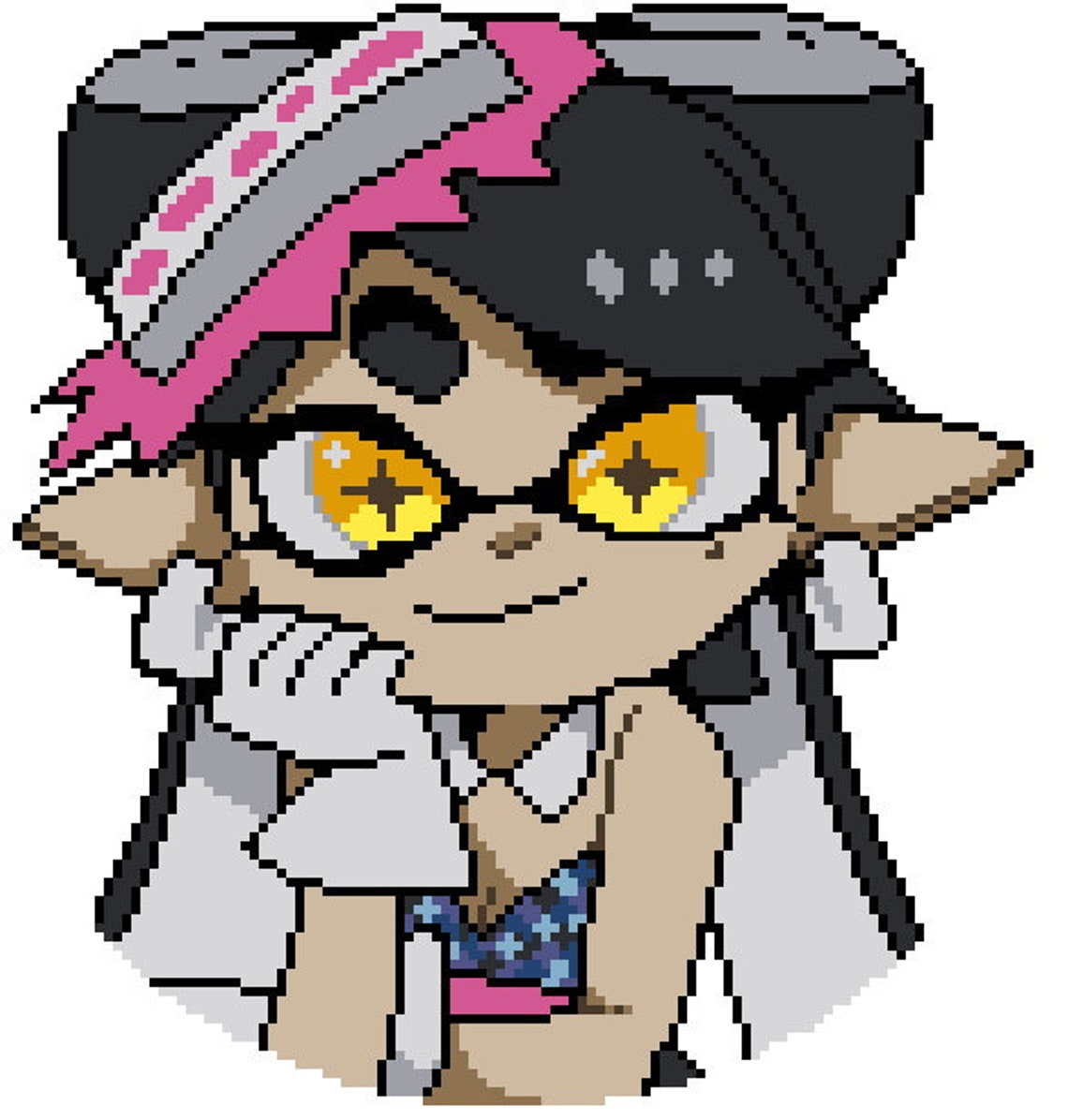 Callie From Splatoon Cross Stitch Pattern - Etsy