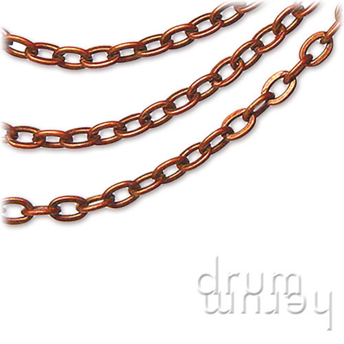 10 m 56 ct/meter chain 3 x 2 mm anchor chain by the metre | Etsy