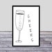 CHEERS Instant Digital Download Art Print PNG/PDF Files Included ...