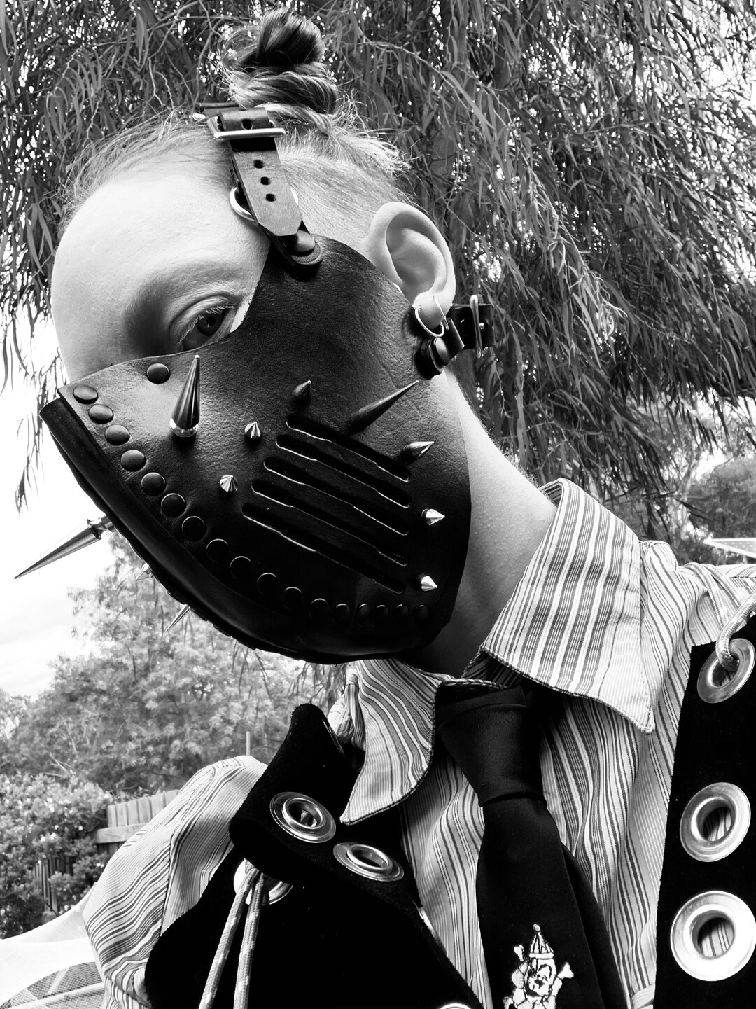 The Iron Maiden Mask - Etsy