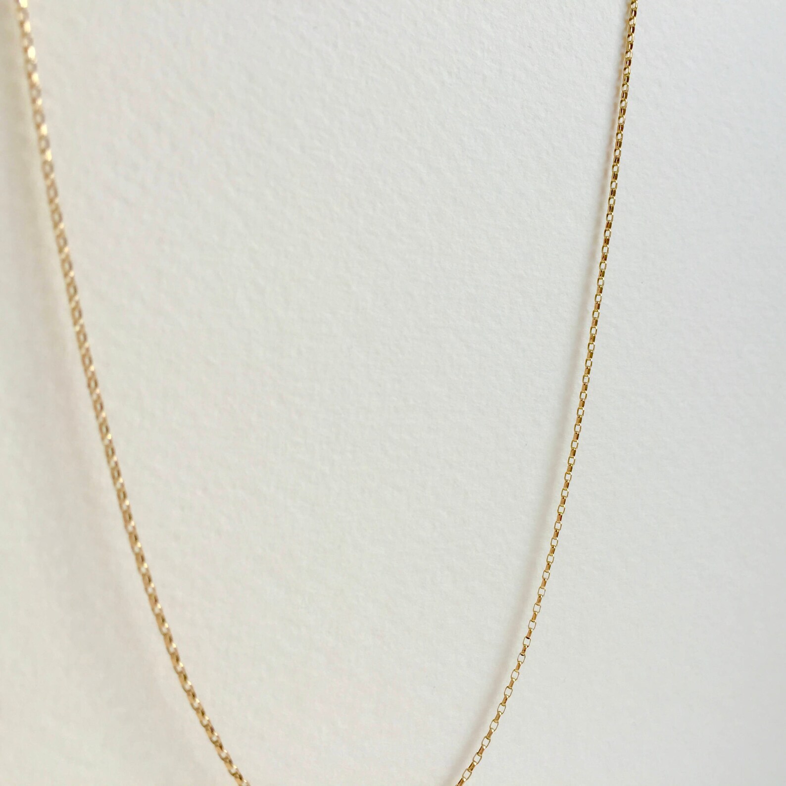 Solid Gold Belcher Chain / FINE Belcher Necklace / Rolo Chain | Etsy UK