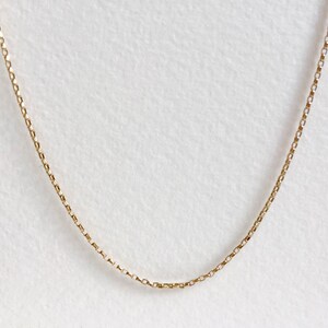 Solid Gold Belcher Chain / FINE Belcher Necklace / Rolo Chain ...