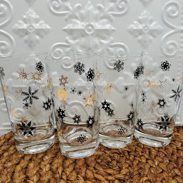 Snowflake Glassware - Etsy