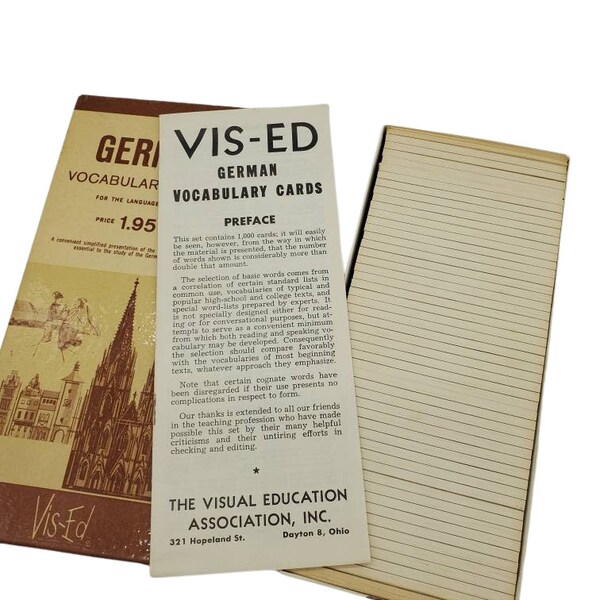 Vis Ed Cards - Etsy