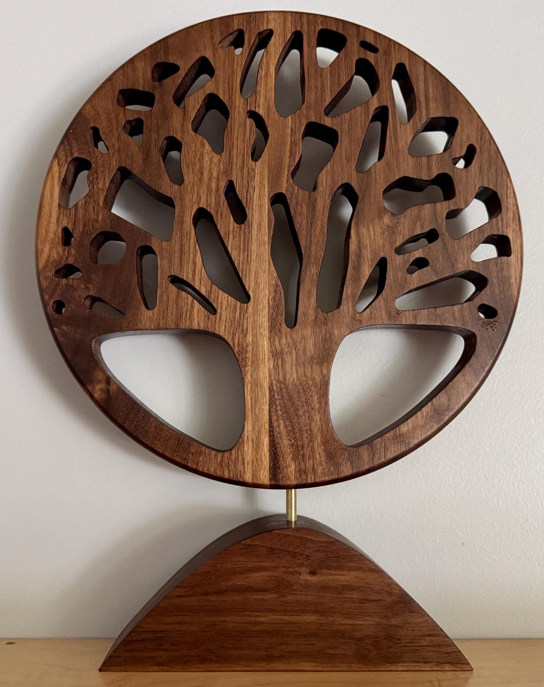Walnut Tree of Life With Stand - Etsy