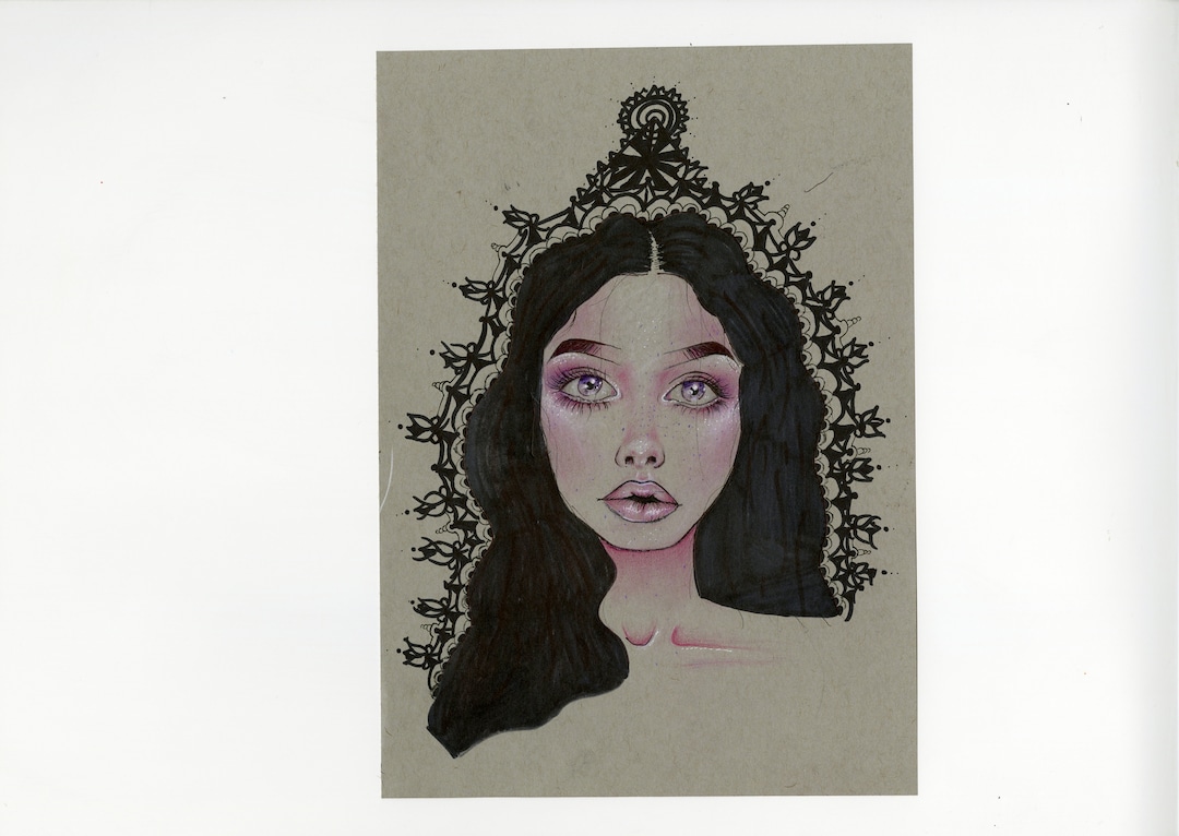 Female Portrait (print) - Etsy