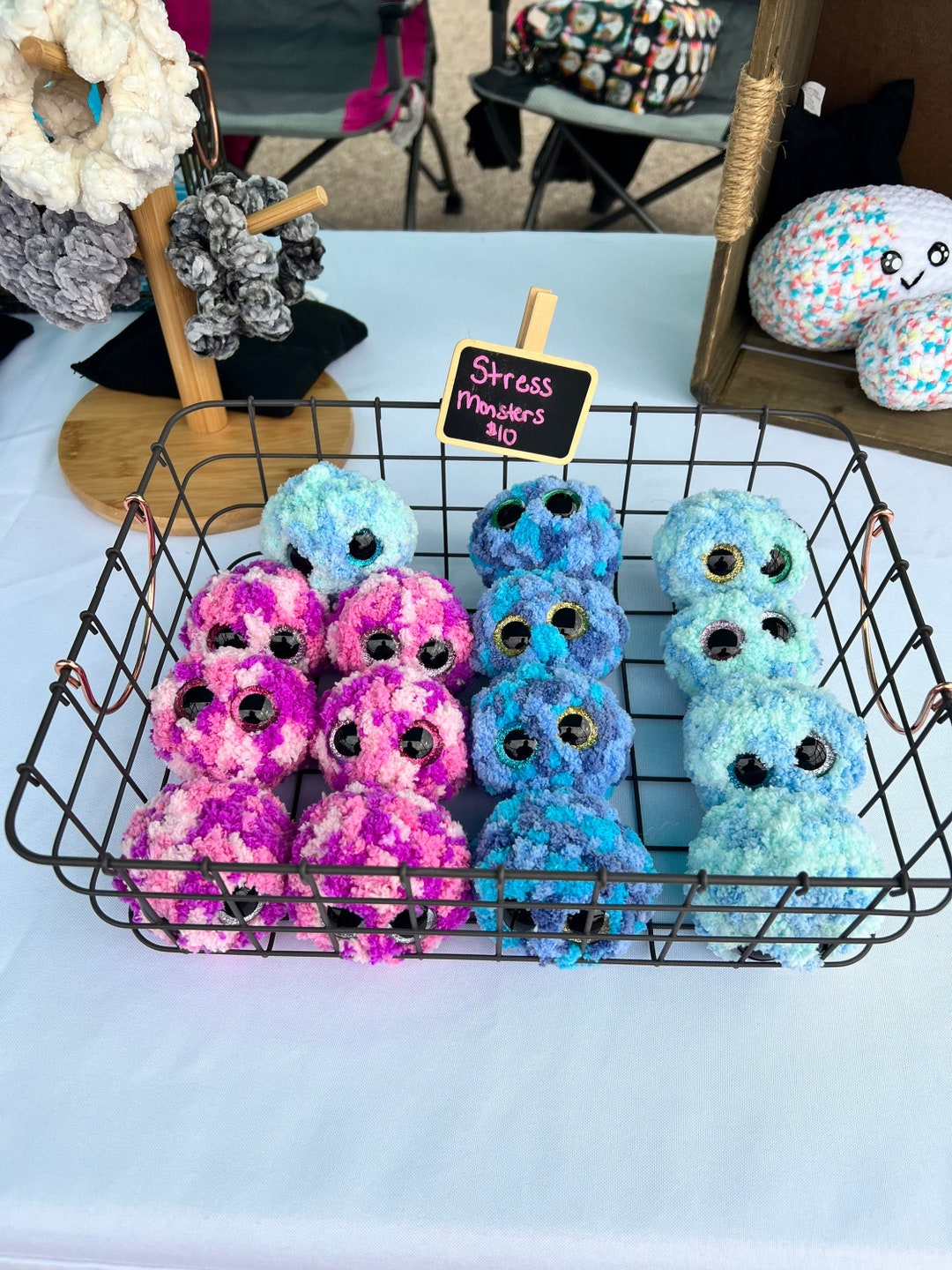 Stress Monster - Etsy