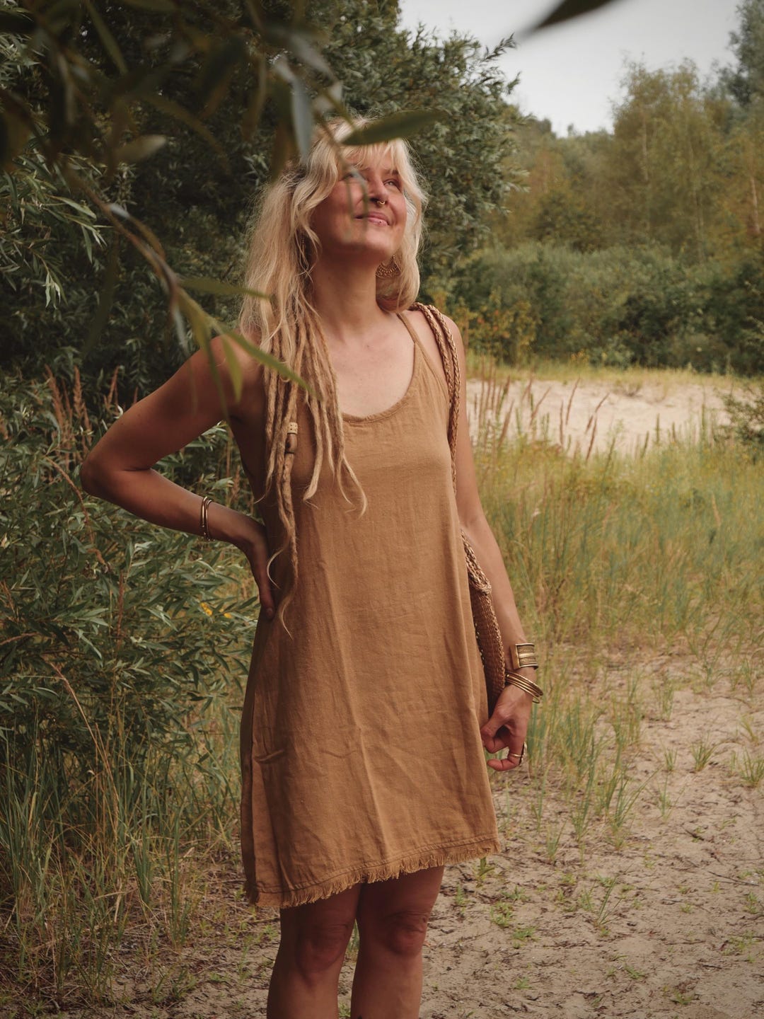 Simple Cotton A-line Dress With a Comfortable Flowing Fit - Etsy