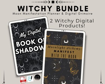 Digital Grimoire, Book of Shadows Witchcraft Journal for Goodnotes ...