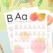 Fruit Alphabet, Home School Tracing Sheets, Alphabet Tracing Sheets ...