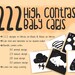 High Contrast Black and White Baby Cards, Animal, Nature, Food, Pattern ...