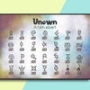 PRINTABLE Unown Alphabet, Pokemon, Pokemon Poster, ABC, Exclamation ...