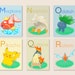 PRINTABLE Pokemon Alphabet Flashcard, Double-sided, Fan Art, Digital ...