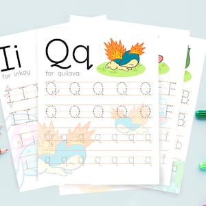 PRINTABLE Unown Alphabet, Pokemon, Pokemon Poster, ABC, Exclamation ...