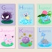 PRINTABLE Pokemon Alphabet Flashcard, Double-sided, Fan Art, Digital ...