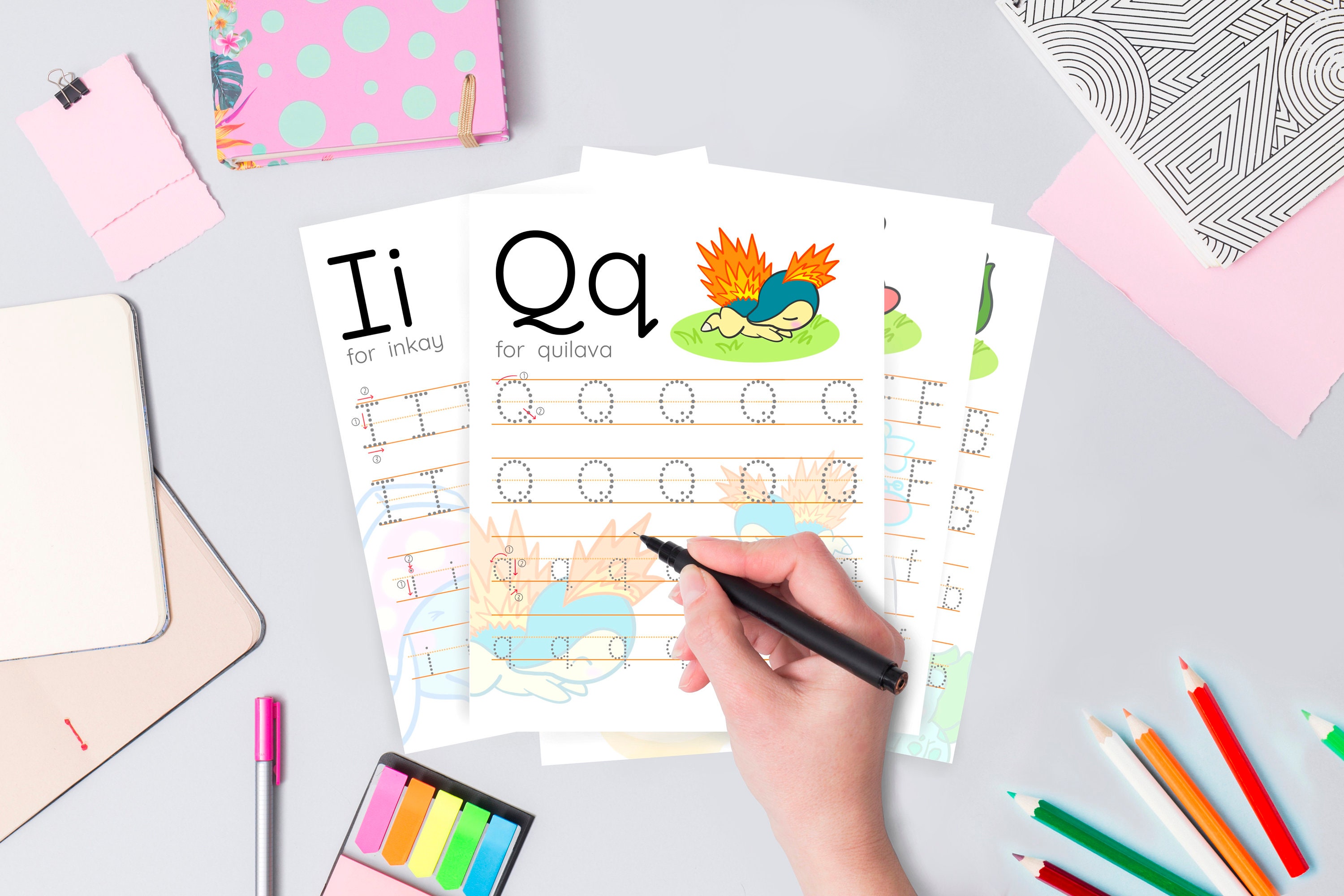 Pokemon Alphabet, Home School Tracing Sheets, Alphabet Tracing Sheets ...