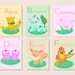 PRINTABLE Pokemon Alphabet Flashcard, Double-sided, Fan Art, Digital ...