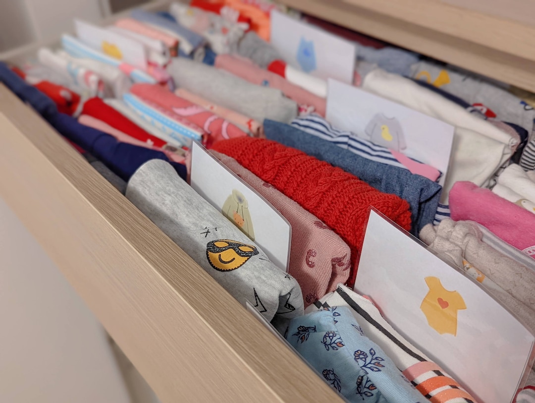 Baby Clothing Divider, Clothing Separator, Toddler Clothing, Drawer ...