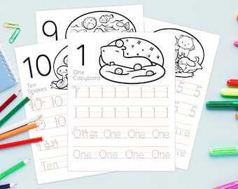 Cute Tracing Sheets - Etsy