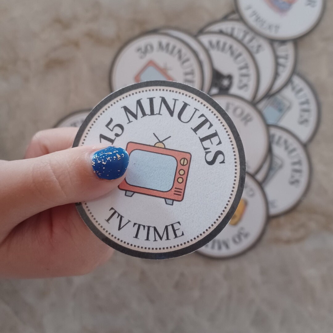 TV Tokens 15 Minute Reward System for Kids Chores PDF Download ...