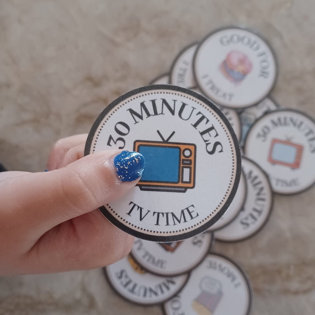 TV Tokens 30 Minute Reward System for Kids Chores PDF Download ...