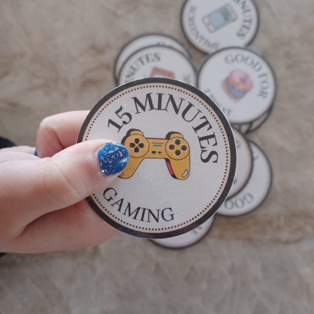 Gaming Tokens 15 Minute Reward System for Kids Chores PDF Download ...