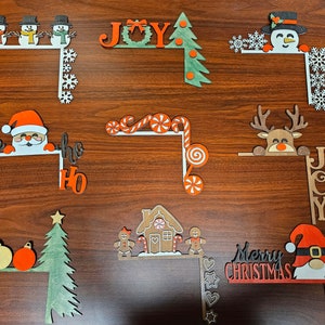 Christmas & Winter Themed Door Toppers - Etsy