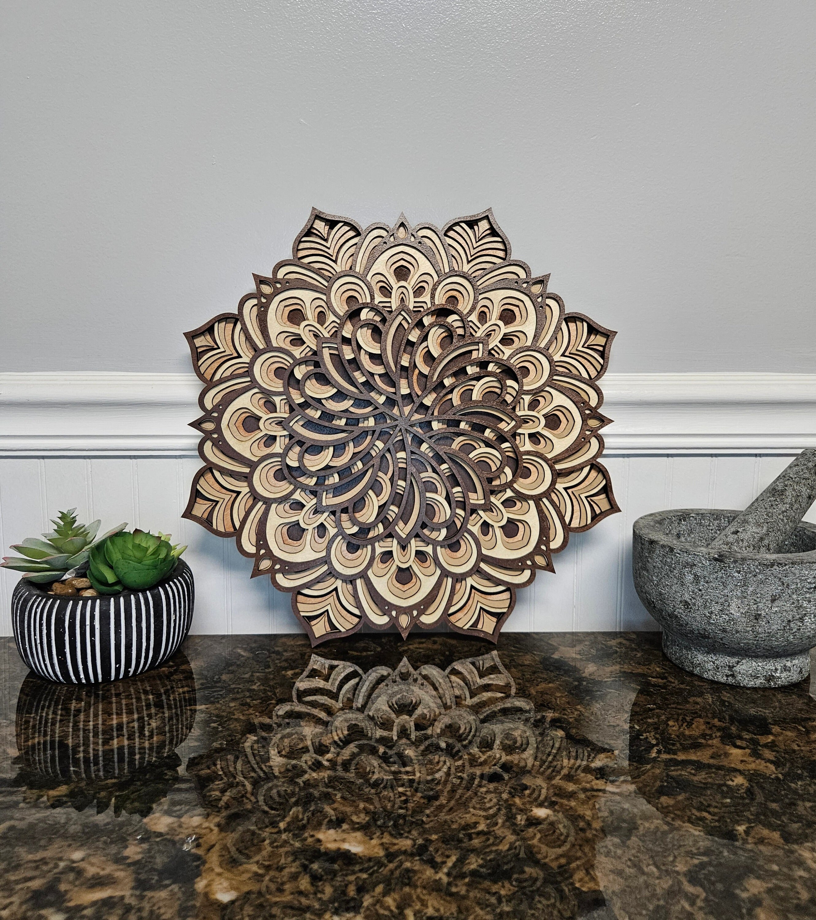 Multi-layered Laser Cut Elegant Round Mandala - Etsy Multi-layered Laser Cut Elegant Round Mandala - Etsy