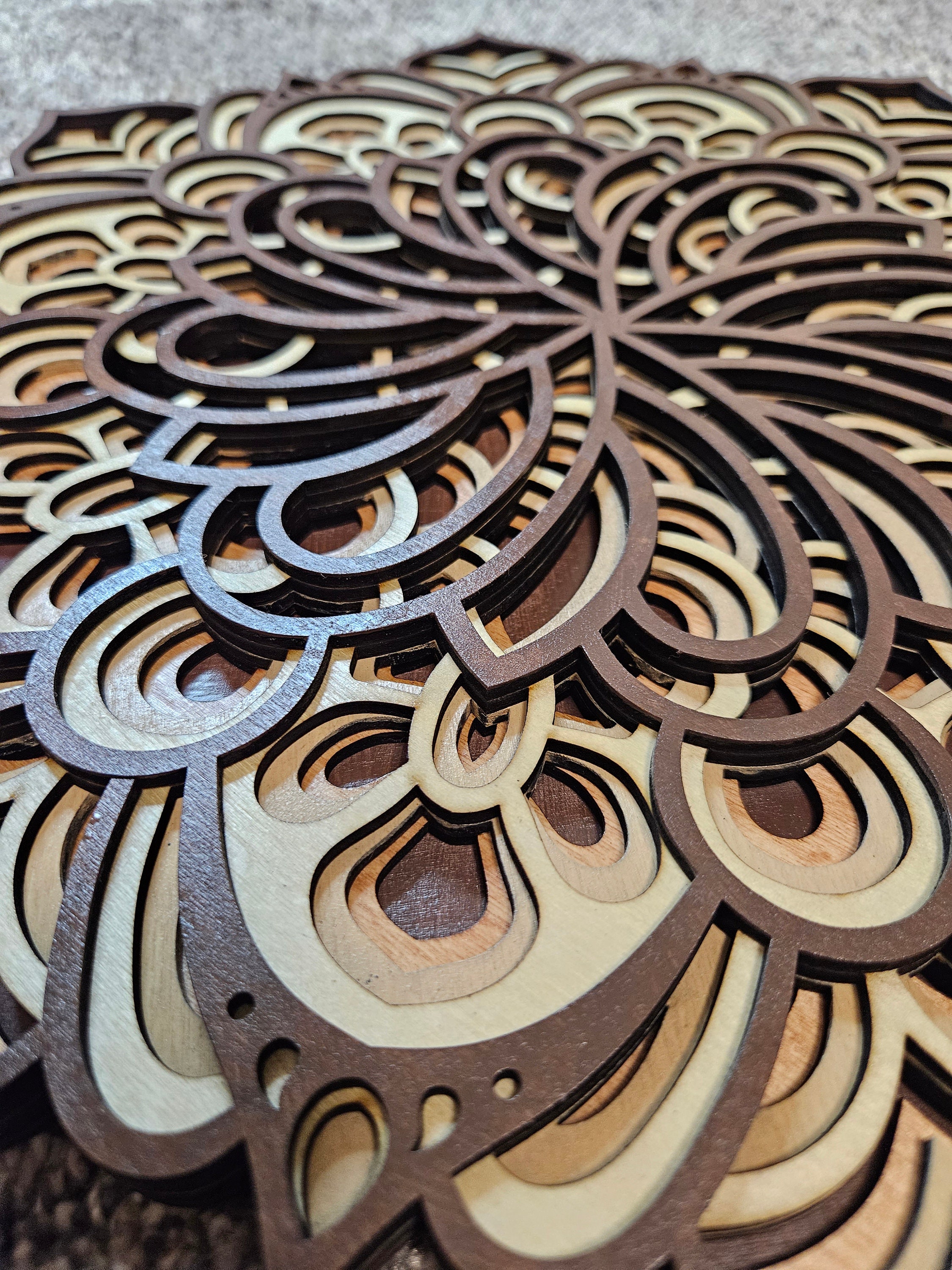 Multi-layered Laser Cut Elegant Round Mandala - Etsy Multi-layered Laser Cut Elegant Round Mandala - Etsy