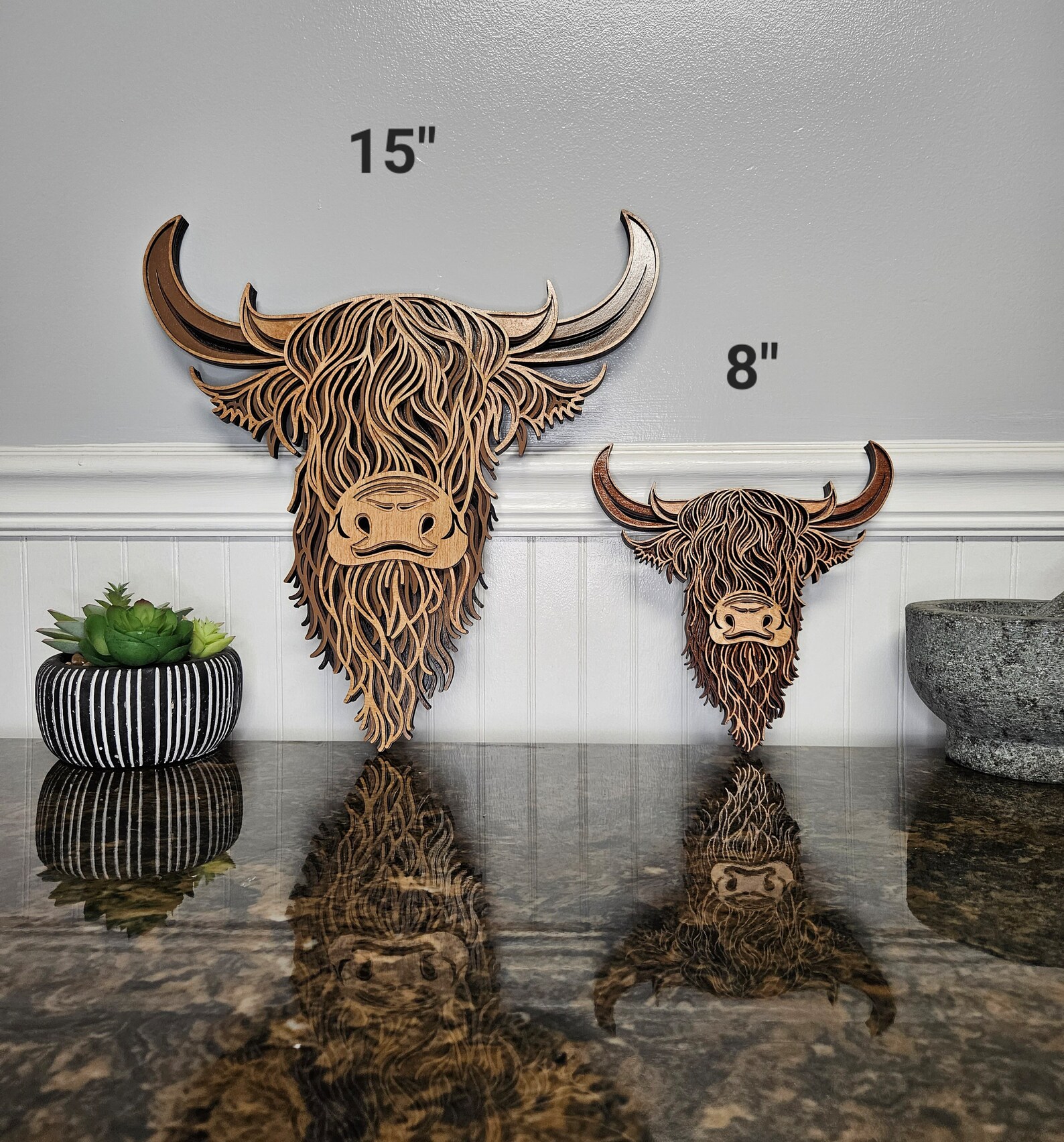 Multi-layered Laser Cut Wooden Highland Cow - Etsy Multi-layered Laser Cut Wooden Highland Cow - Etsy