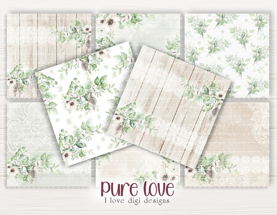 Elegant Wedding Paper for Invitations Instant Download Sheet - Etsy