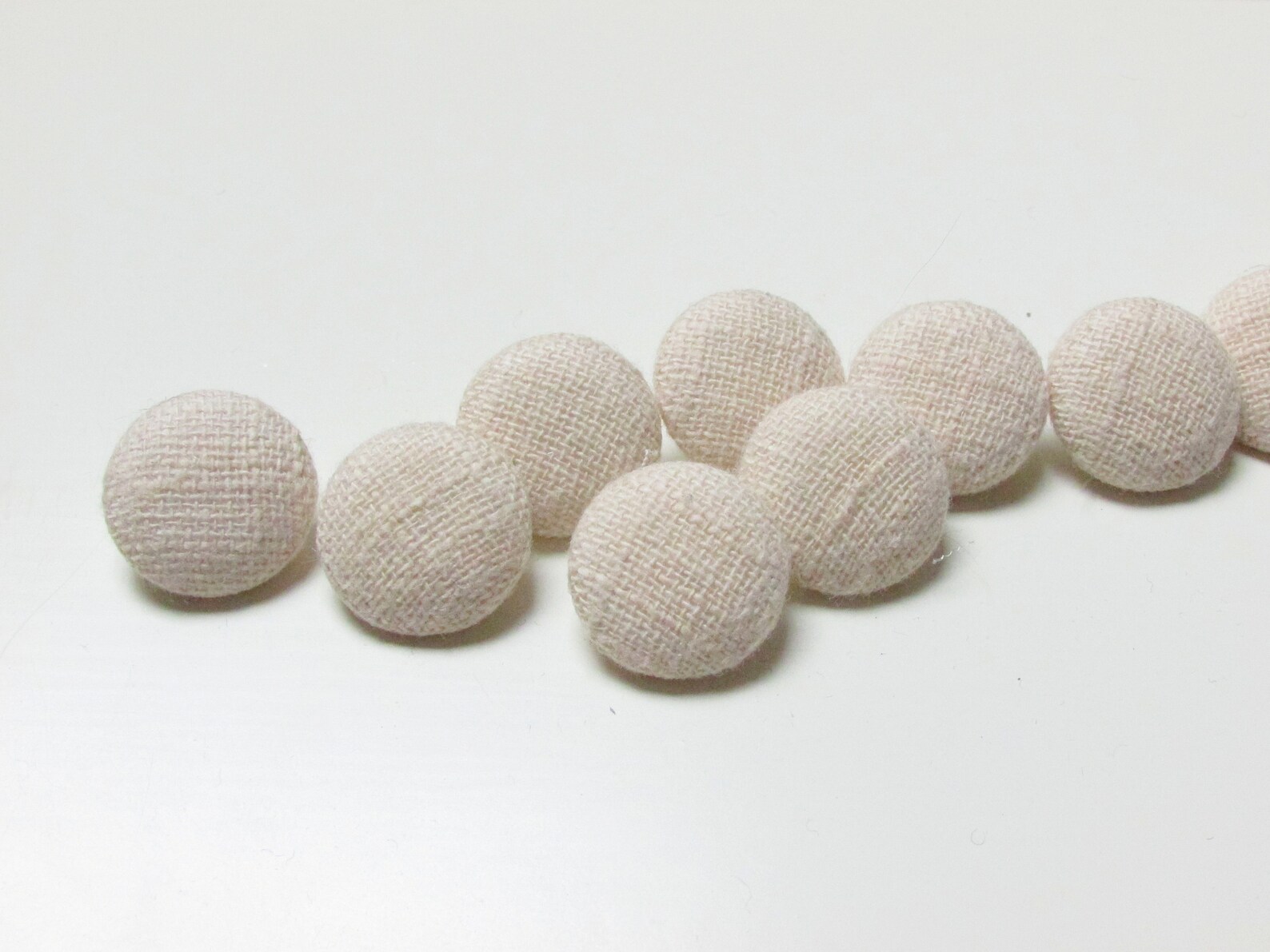 Wedding Beige Linen Buttons Linen Fabric Sewing Button | Etsy