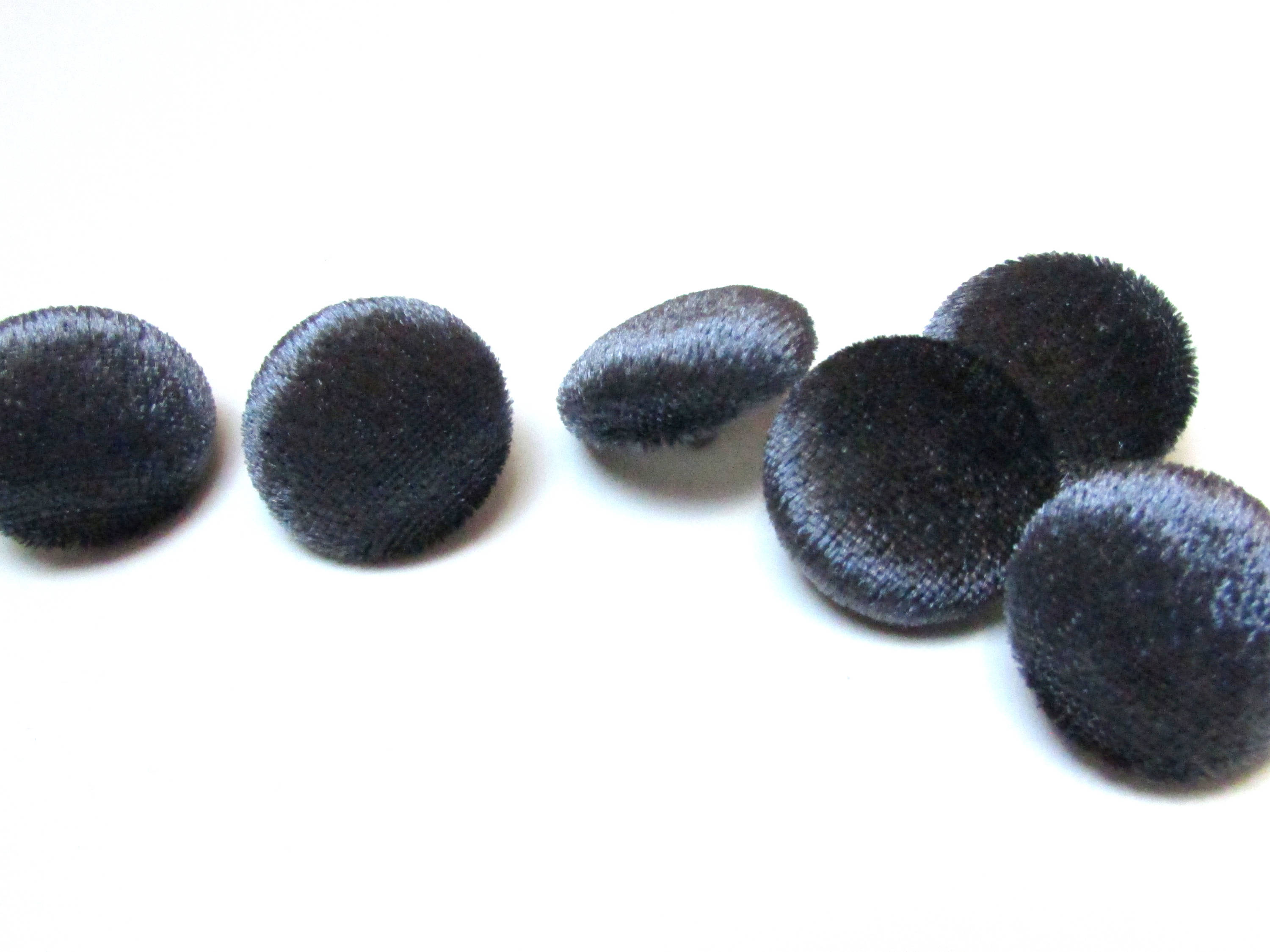 Grey Velvet Buttons Jacket and Sleeve Buttons Set 6 Grey - Etsy