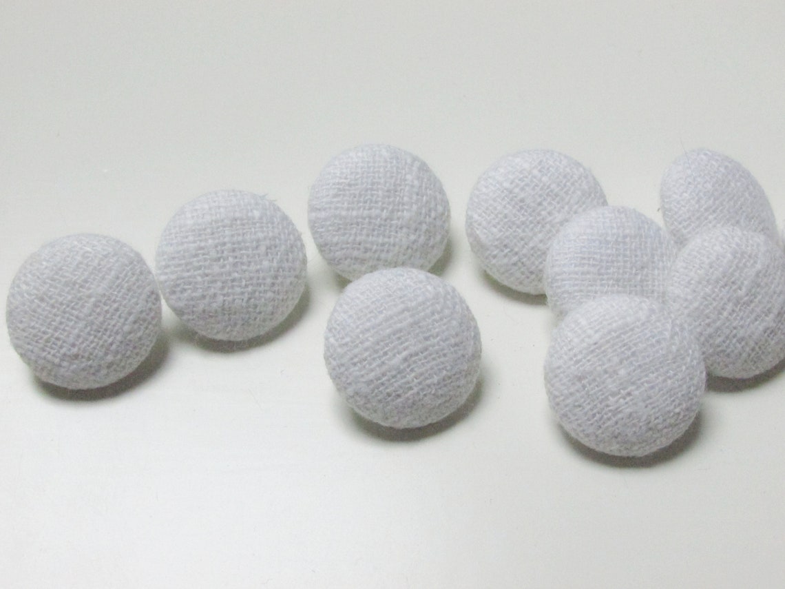 Wedding Ivory Linen Buttons Ivory Fabric Sewing Button - Etsy