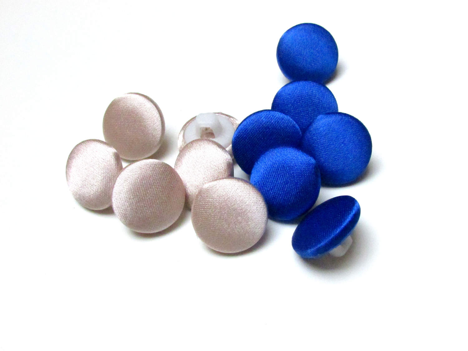 Wedding Royal Blue Satin Buttons Fabric Sewing Buttons Royal - Etsy