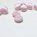 Wedding Baby Pink Silk Satin Buttons, Pink Fabric Sewing Buttons, Pink ...