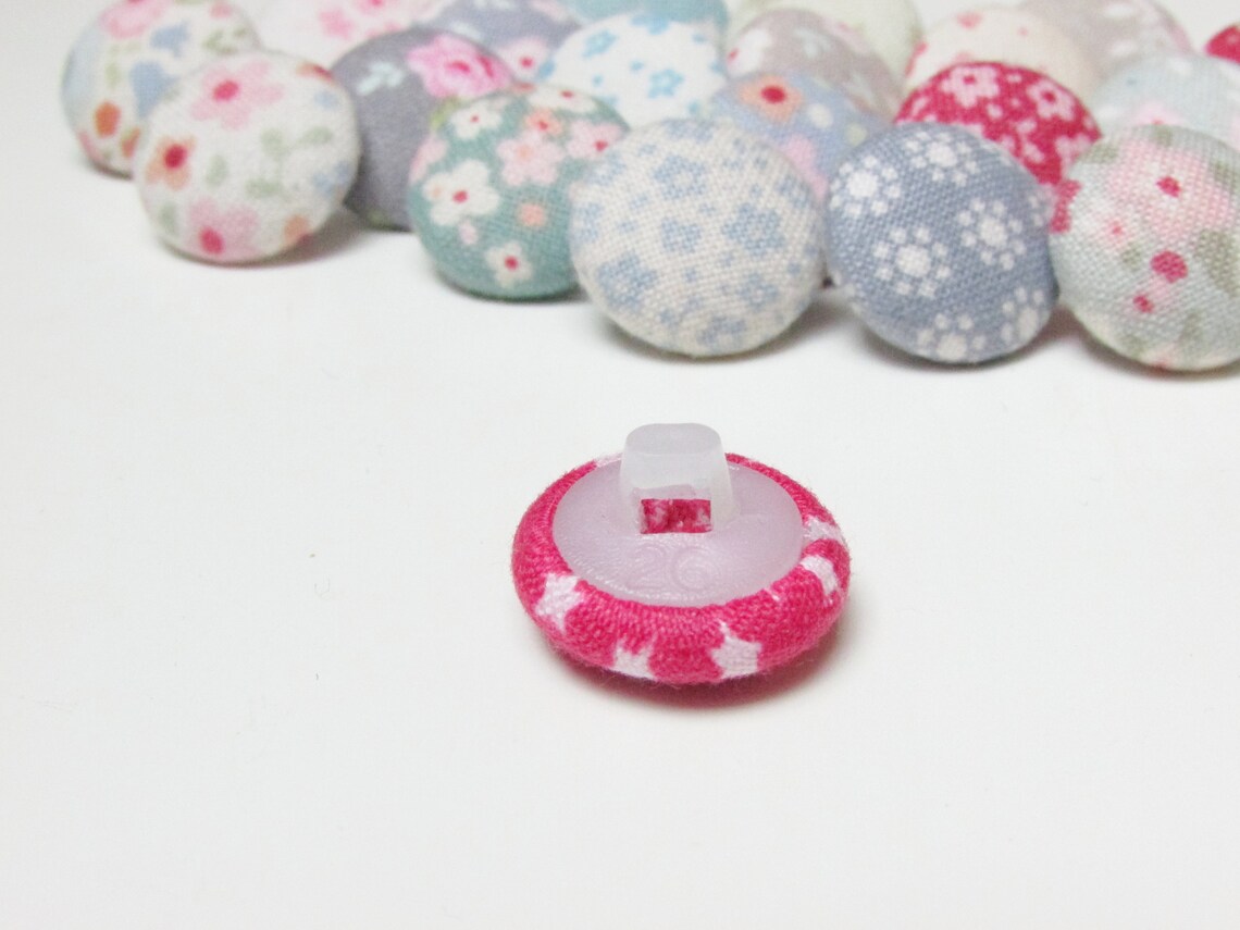 Tilda Celia Dove White Buttons Fabric Sewing Buttons - Etsy