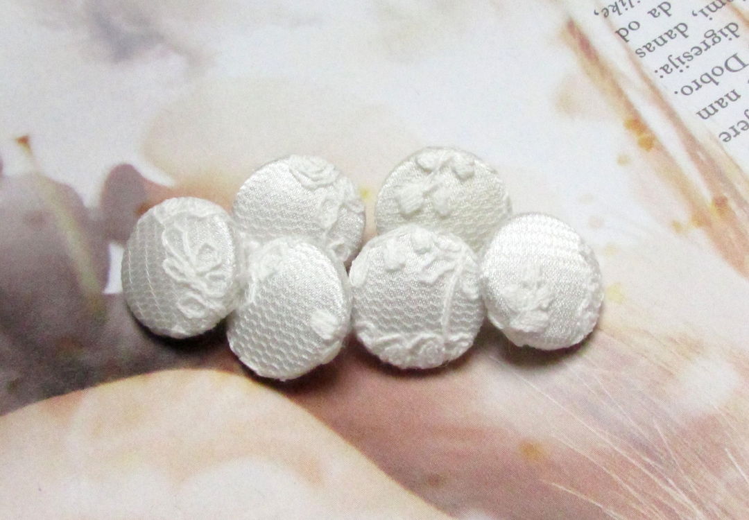 Handmade Ivory Lace Buttons: Bridal Dress Sewing Embellishments - Etsy