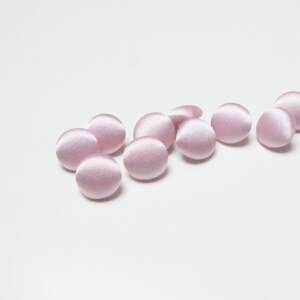 Wedding Baby Pink Silk Satin Buttons, Pink Fabric Sewing Buttons, Pink ...