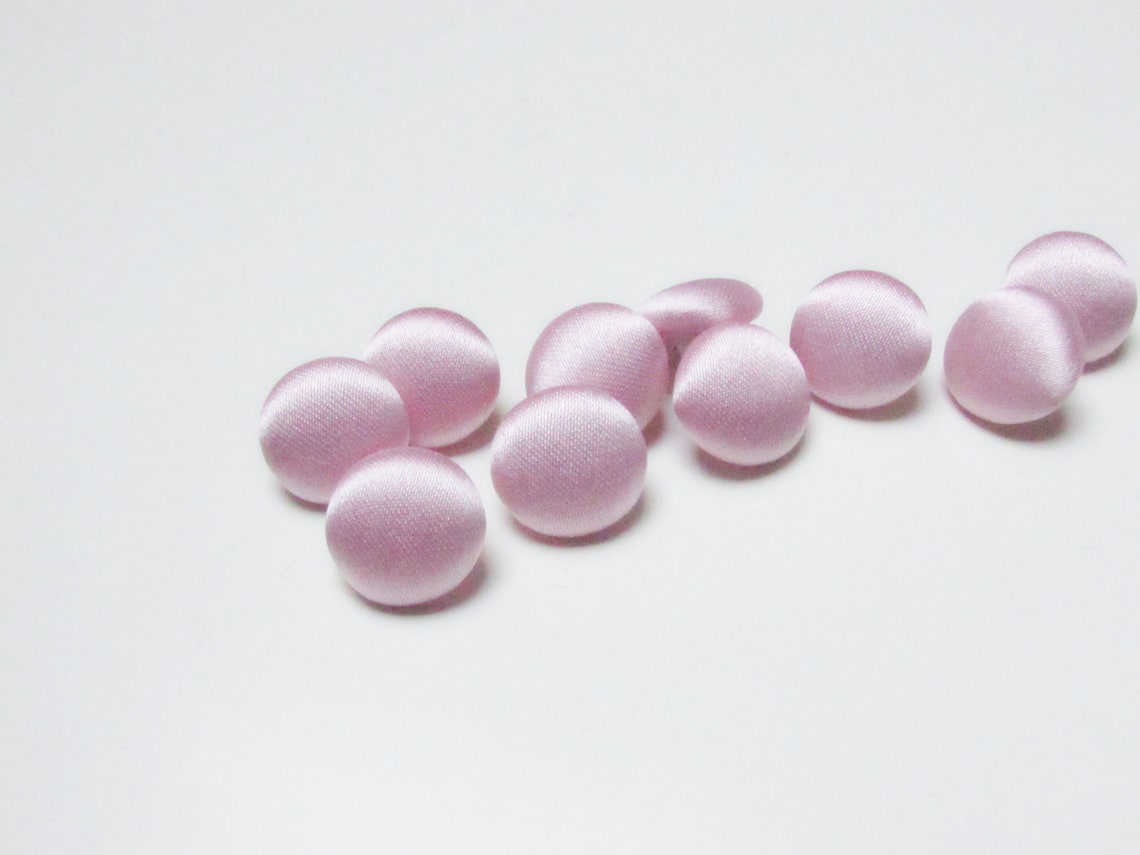 Wedding Baby Pink Silk Satin Buttons Pink Fabric Sewing - Etsy