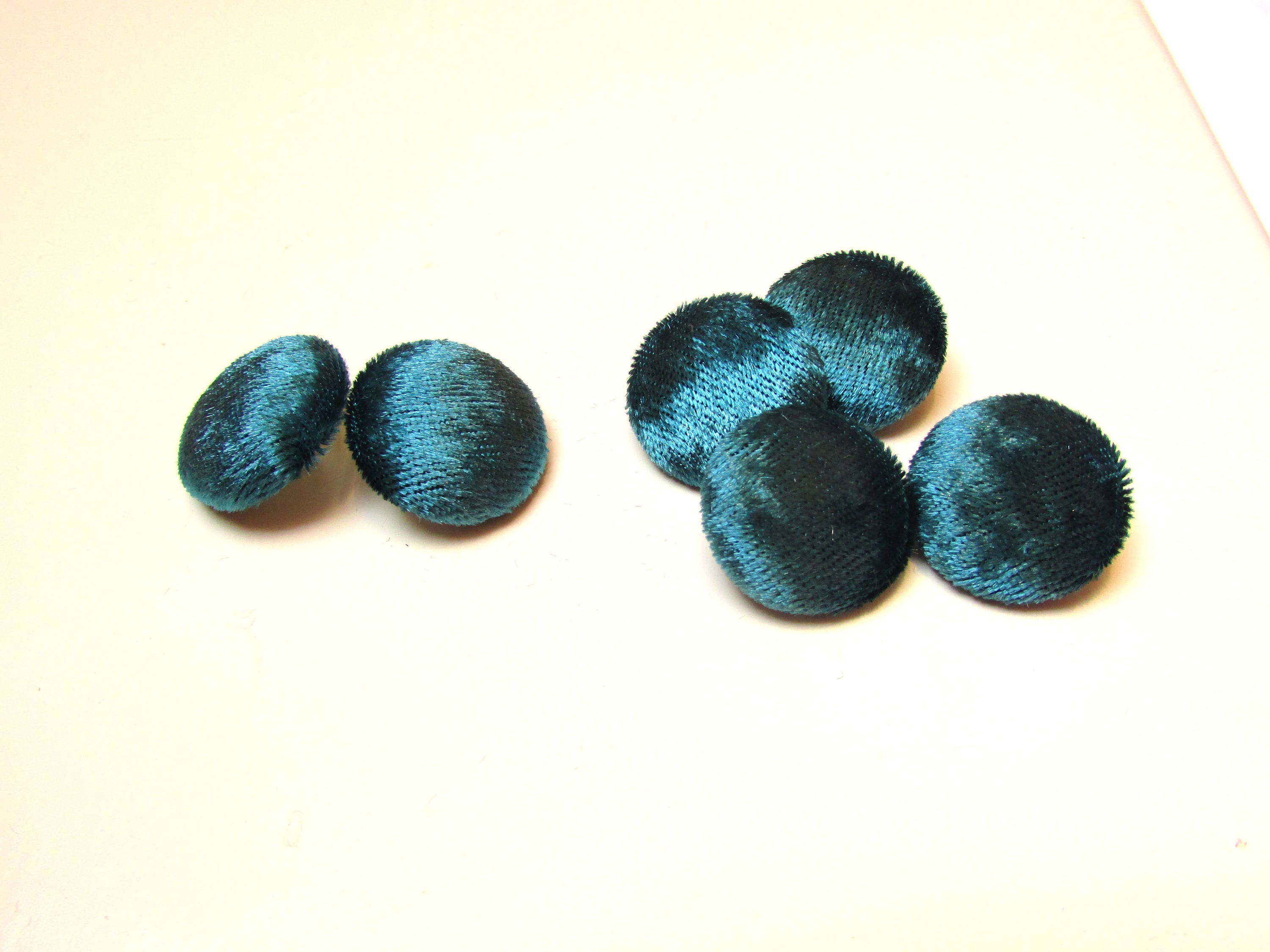 Green Velvet Buttons Jacket and Sleeve Buttons Set 6 Green | Etsy