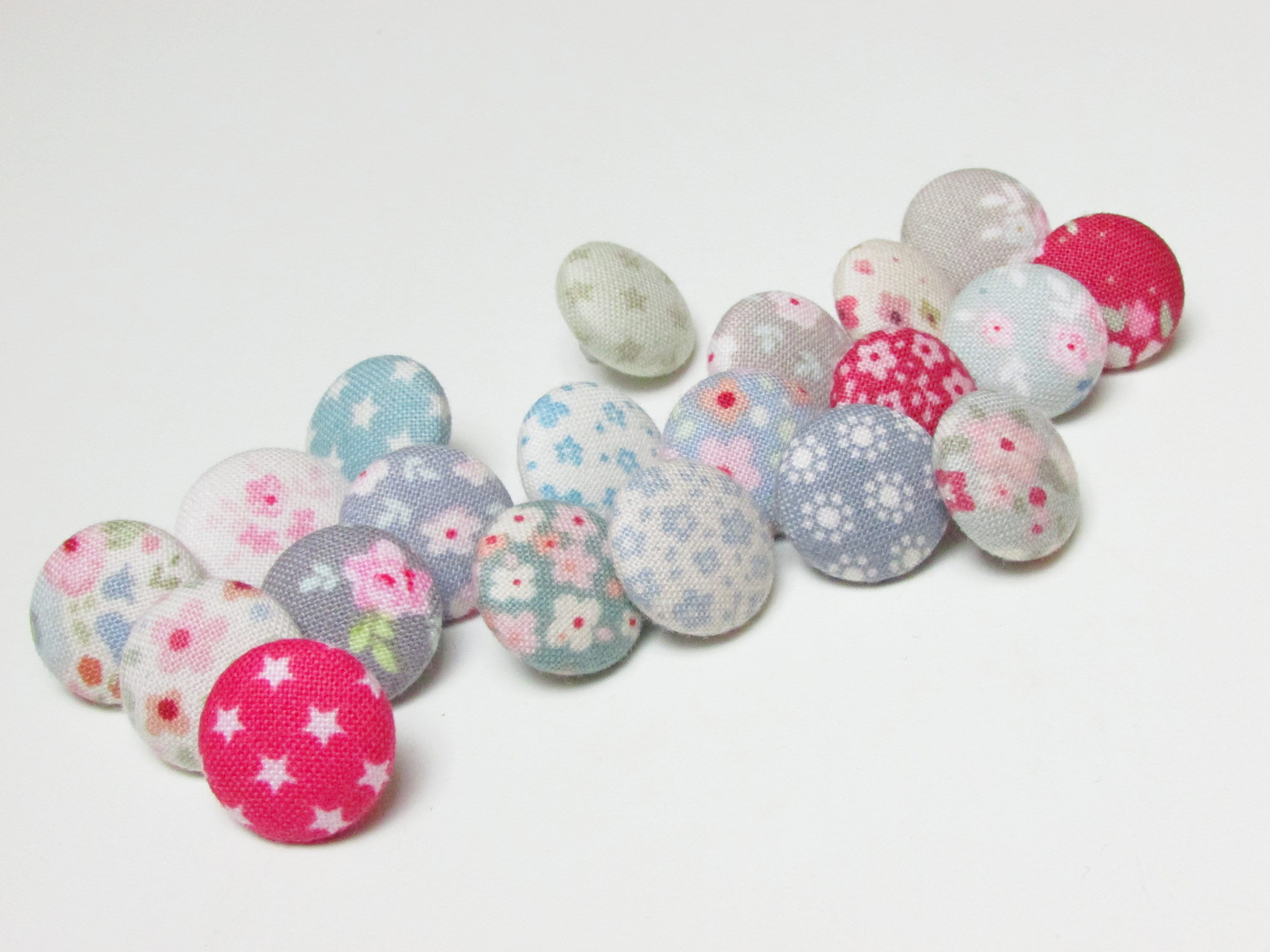 Tilda Celia Dove White Buttons Fabric Sewing Buttons - Etsy