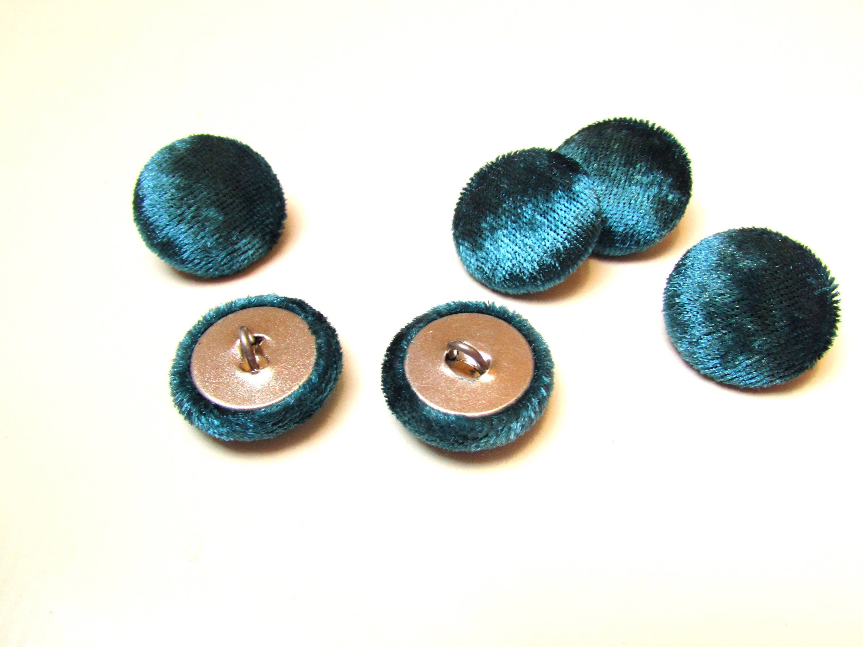 Green Velvet Buttons Jacket and Sleeve Buttons Set 6 Green | Etsy