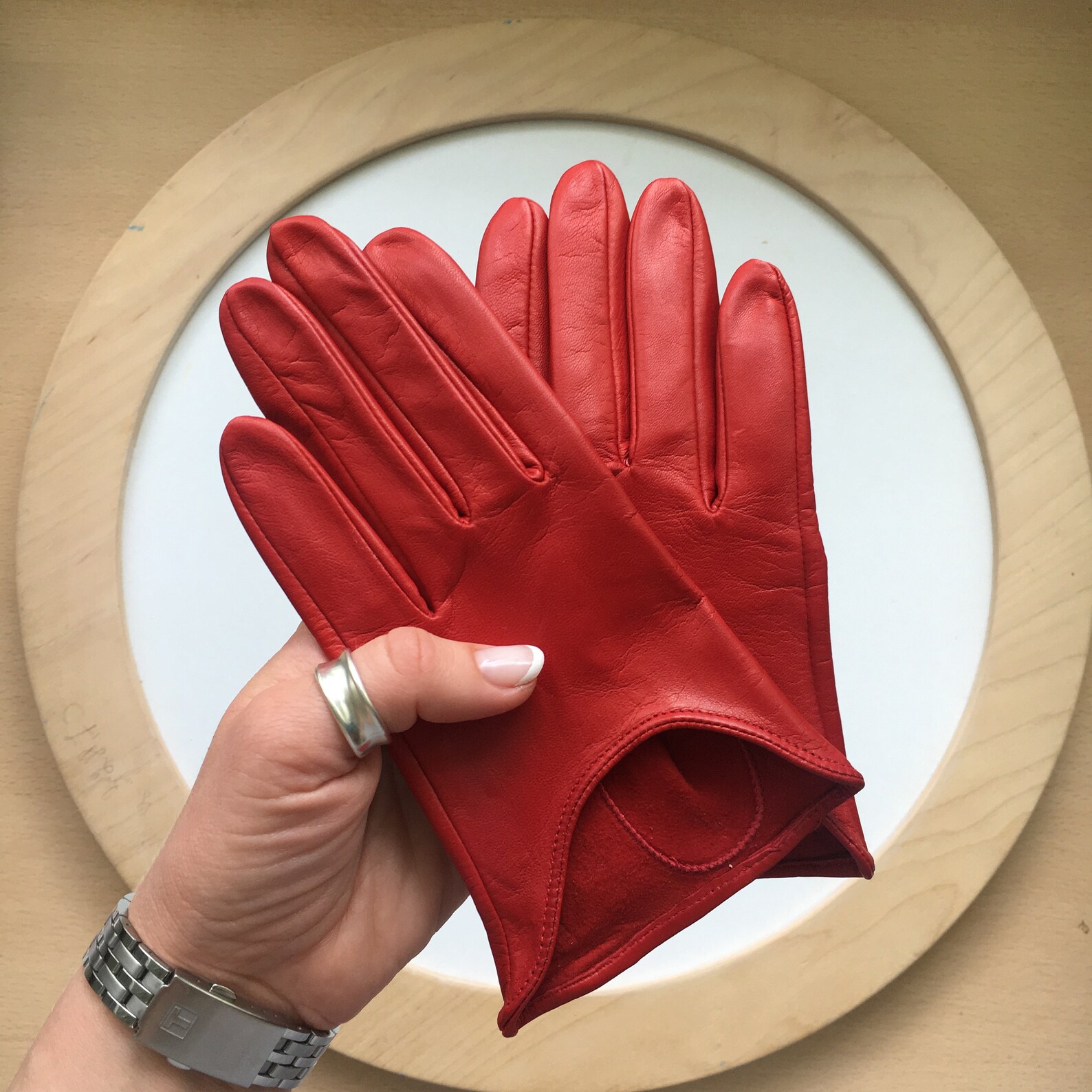 Unlined Women's Short Italian Leather Gloves Leather - Etsy