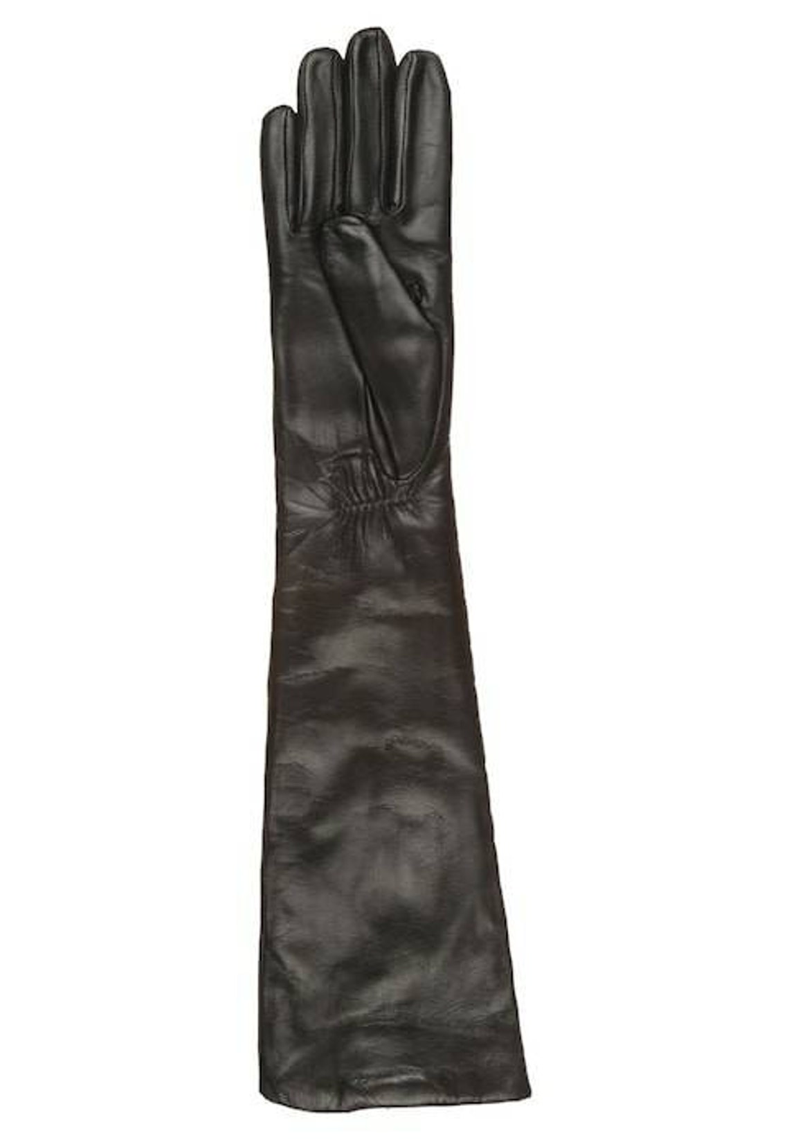 Luxury Long Leather Glovesblack Leather Gloves Opera Leather - Etsy UK