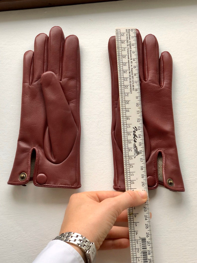 Cashemere Lined Glovesgloves Unisexwomens Leather - Etsy